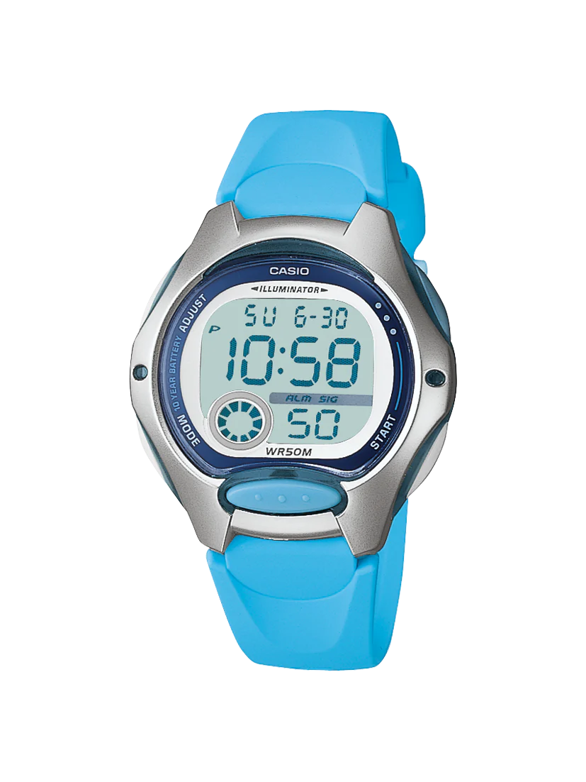 Casio Childs/Ladies Casio Digital Watch LW200-2B – Time For Diamonds