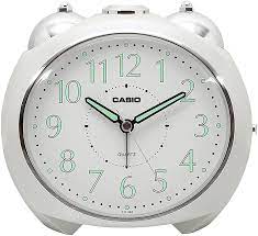Casio White Bedside Alarm Clock – Time For Diamonds